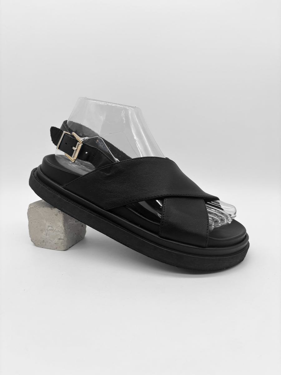 (6) Nico Leather Sandals – Wrinkled Boutique